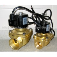 Quality Musical Fountain Electromagnetic Solenoid Valve , Brass Water Solenoid Valve for sale