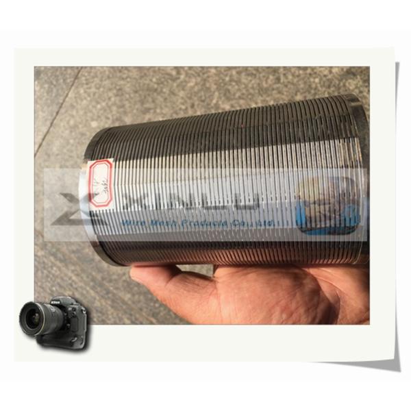 Quality 60mm Diameter V Wire Screen Pipe SS 316L Wedge Wire Screen Tube for sale