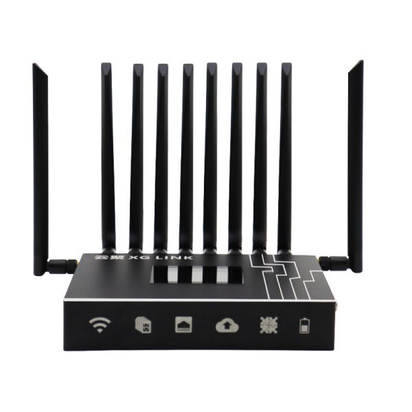 Quality 3 Ports 4G LTE Bandwidth Bonding Router Stable 4 SIM Card With Screen for sale