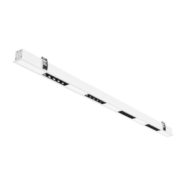 Quality 60Hz Recessed LED Linear Light White Or Black Color 2800lm 70 - 80lm/W for sale