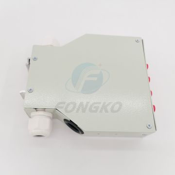 Quality 4 Core FC DIN Rail Fiber Optical FTTH Terminal Box Splice Box for sale