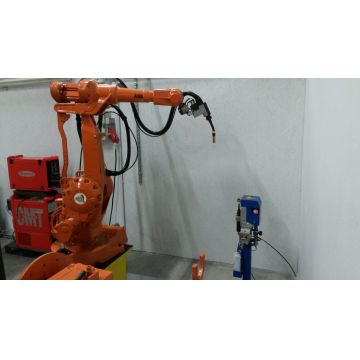 Quality ABB Robotic Arm IRB 2400-10/1.55 Industrial 6 Axis Welding Robot With Megmeet for sale
