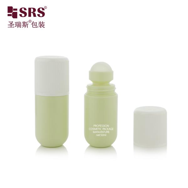 Quality RPPA1-50ml Injection Matte PP Roll On Bottle 50ml-90ml With Hollow Ball for sale