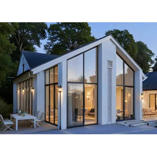 Quality AS/US Prefab Houses Modern Light Gauge Steel Villa Metal Frame Single Family Homes for sale