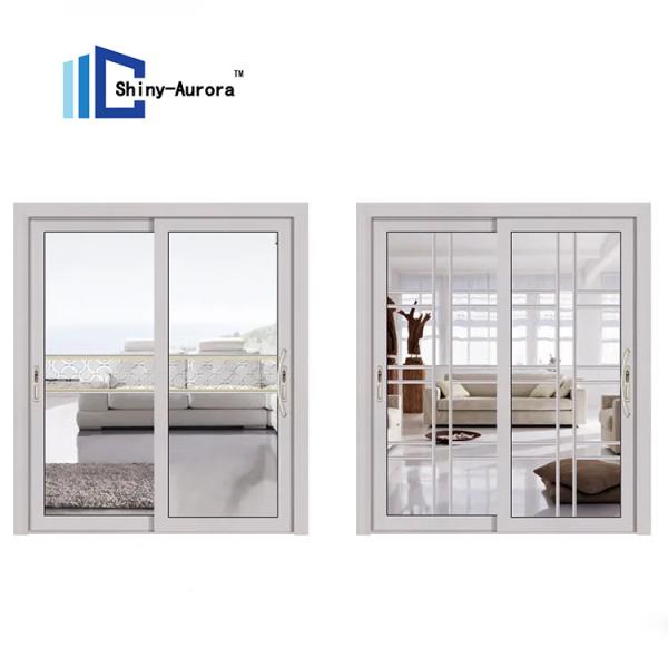 Quality Panorama Aluminium Sliding Doors , Narrow Thin Office Partition Door for sale