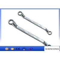 Quality Double Offset Ring Steel Plum Spanner , Double Head Plum Wrench for sale
