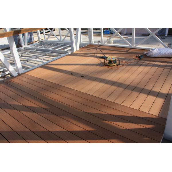 Quality High Density 138 X 23 Capped Composite Deck Boards Outdoor Co Extruded Wood for sale