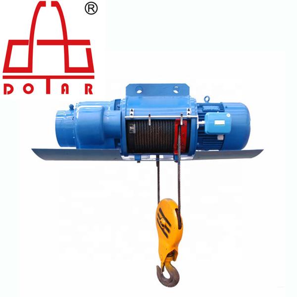 Quality 20T CD1 Electric Hoist Electric Wire Rope Hoist With Trolley for sale