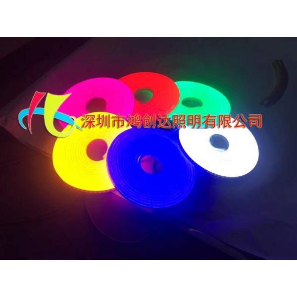 Quality 12v Flexible LED Strip Lights With 2.5cm 1cm Cuttable Neon Rope Light for sale