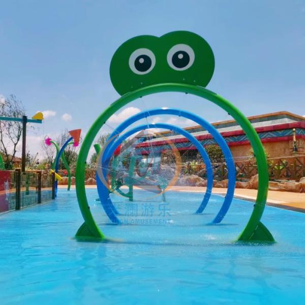 Quality Attractive Outdoor Splash Pad Circular Rings High Durability for sale