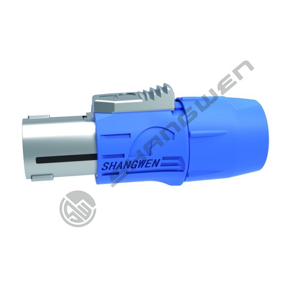 Quality Female Quick Lock 4 Pin Loudspeaker Connector for Industrial Electronics for sale