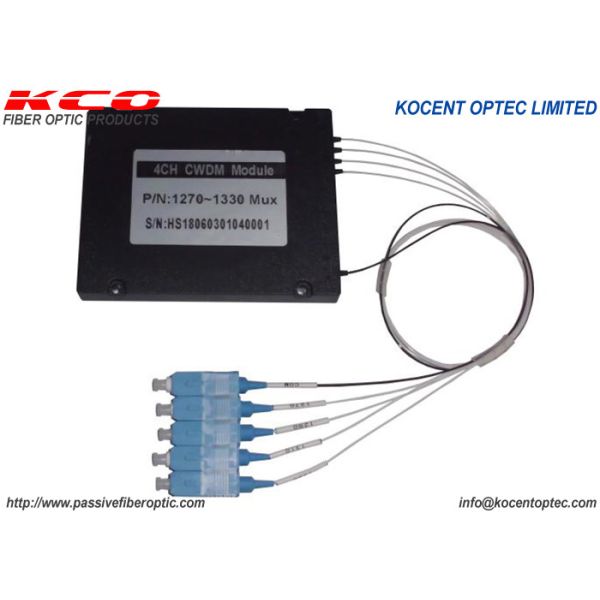 Quality ABS Box Wavelength Division Multiplexer CWDM FTTH PON SC UPC SC APC 1470nm to 1610nm for sale