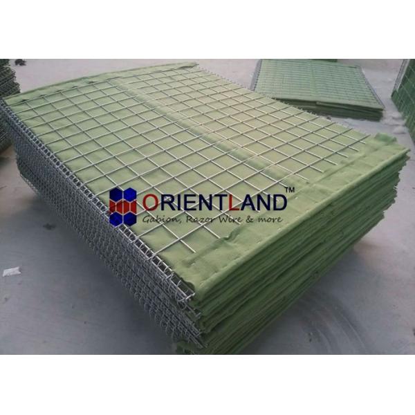 Quality Anti Explosion Hesco Barrier Wall / Wire Mesh Barrier OEM / ODM Available for sale