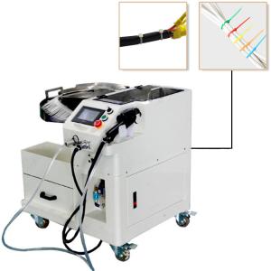 Quality Automatic Feeding PLC Self Locking Nylon Cable Tying Machine for sale