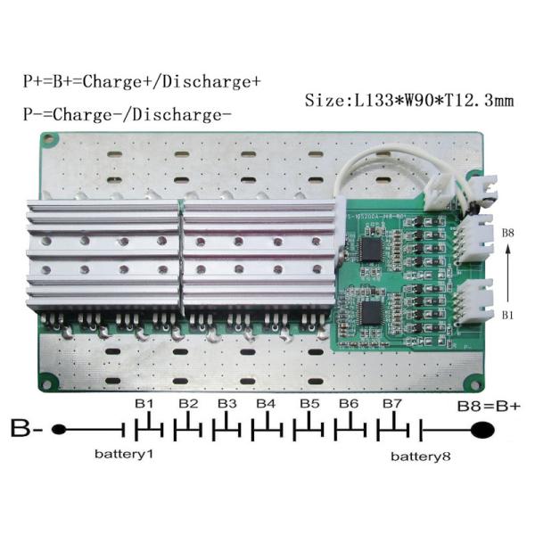 Quality 800A 200A Lithium BMS System 4S 8S 10S For Small Car Start Up Battery Pack for sale