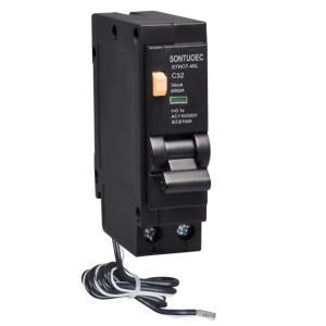Quality Plug-in Type RCBO Breaker 6KA Single Phase 1P+N IEC61009 Up 60A Black Color for sale
