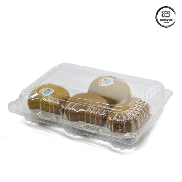 Quality Custom Kiwi Disposable Plastic Clamshell Fruit Containers Free Sample Available for sale
