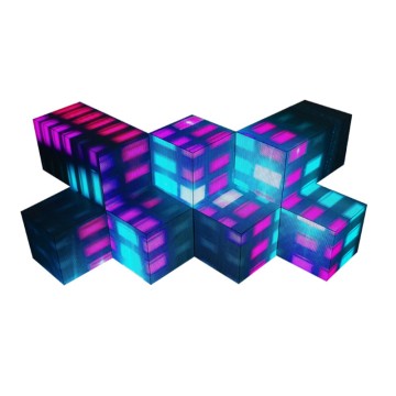 Quality Hexagonal Flexible LED Display Screen Multipurpose For Nightclub for sale