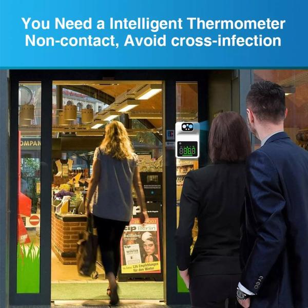Quality Digital Non Contact Body Thermometer Temperature Digital Infrared Wall for sale