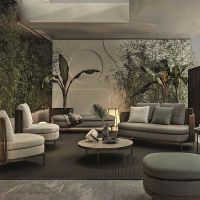 Quality Nordic Outdoor Garden Sofa Set Waterproof Sunscreen Patio Sofa Chair for sale