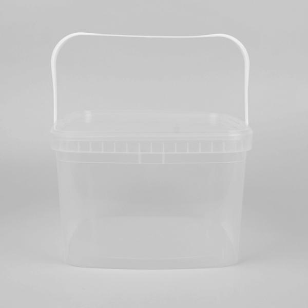 Quality 3L Clear PP Plastic Ice Bucket for sale