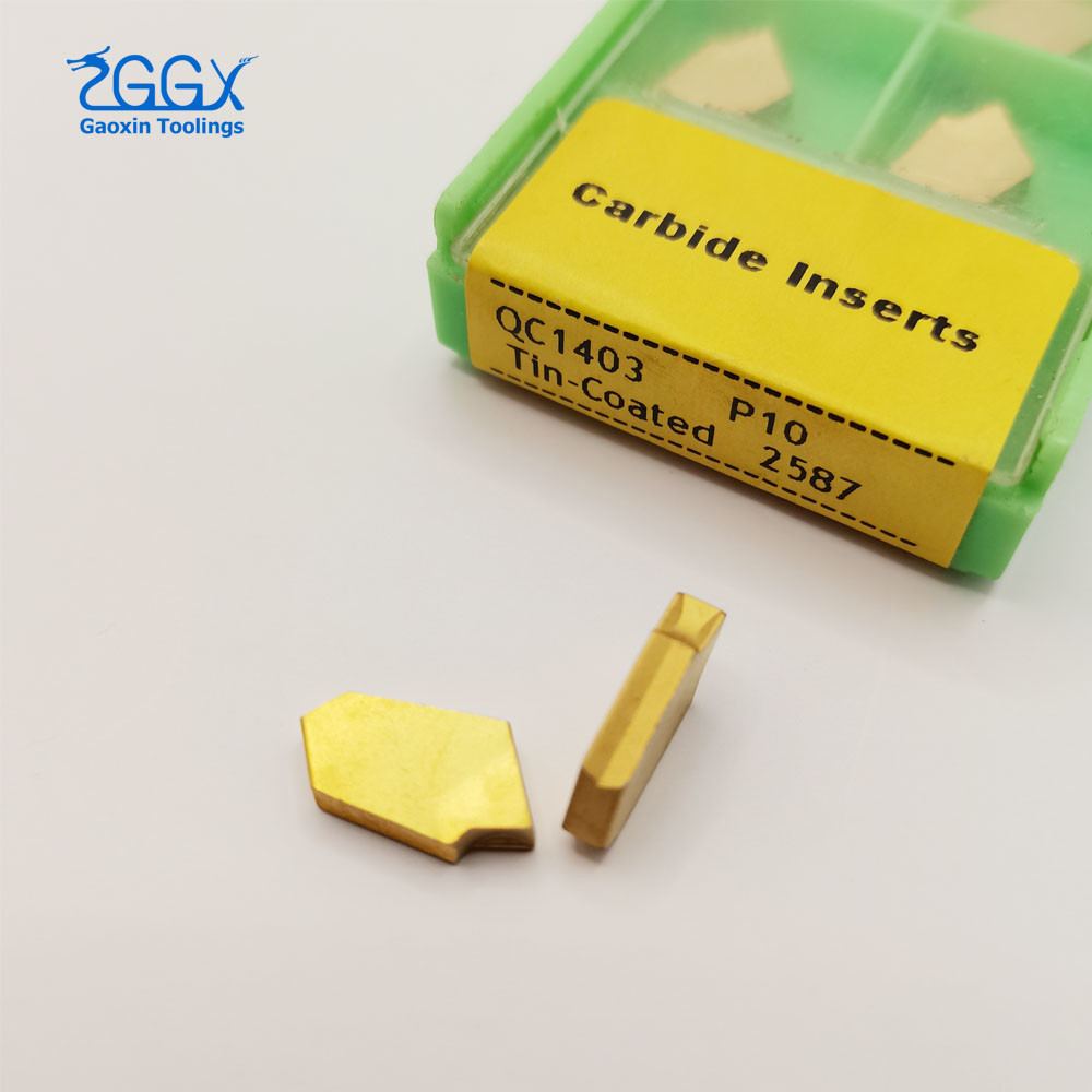 Quality Parting And Grooving Carbide Cut Off Inserts Multilayer Coated GQD404-GE for sale