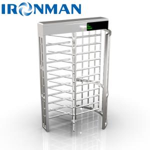 Quality Motorized Full Height Gate with Anti - tailgating Function for Public Venues for sale