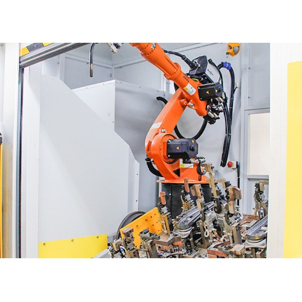 Quality Robotic Arm Automatic Welding Production Line With Orbital Welding Zero for sale