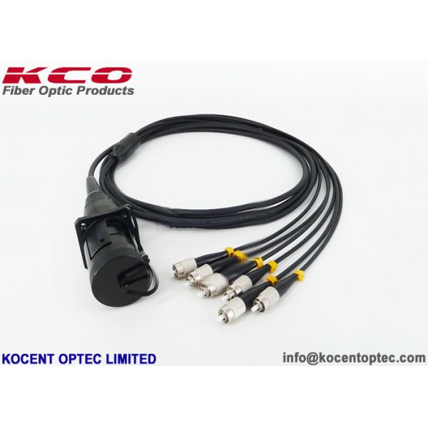 Quality  Tactical 6 Core Fiber Optic Patch Cord with Waterproof and Durable Army Field Connector for FTTA Applications for sale