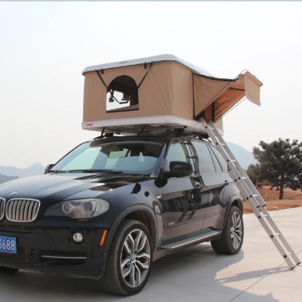 Quality USA EU Japan and Korea Fiberglass Hard Shell Car Roof Top Tent for Camping Adventure Kings for sale