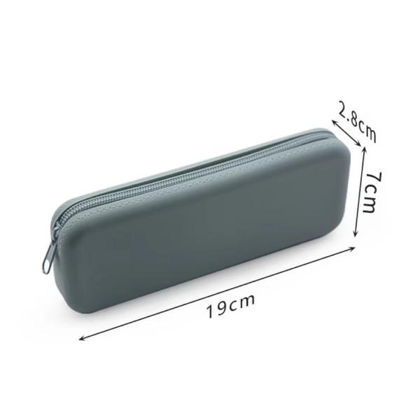 Quality Logo Welcome Customization Student Silicone Storage Bag for Organizing Pens and for sale