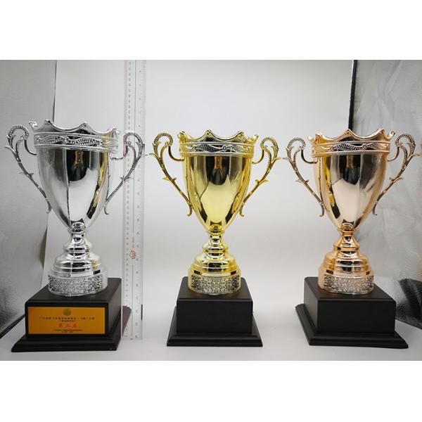 Quality Custom Made Metal Trophy Cup , Sports Match Award Cups Trophies for sale