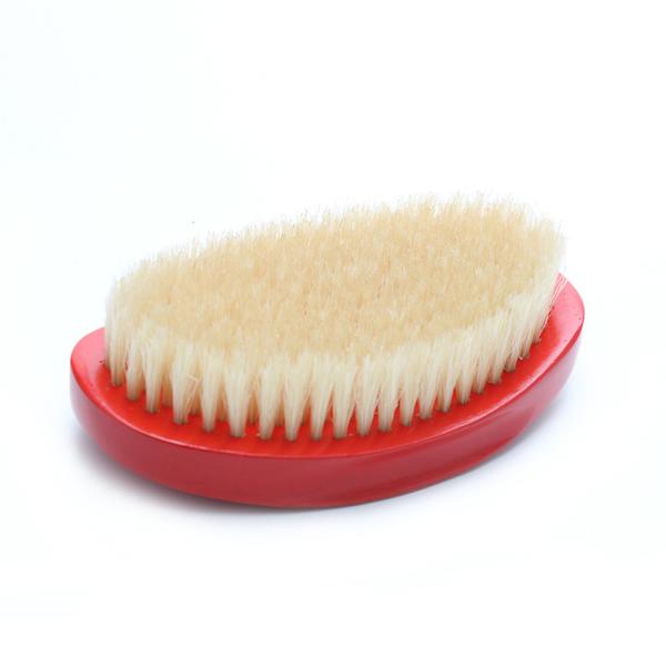 Quality Custom Logo Wood Handle 360 Wave Brush for Soft Medium Bristles Curly Hair for sale