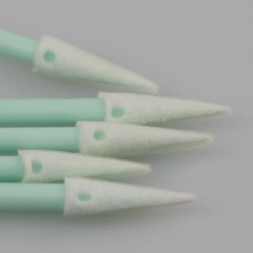 Quality TX750 Cleanroom Lint Free Foam Pointed Tip Sponge Swab Sharp Head Foam Swab for sale
