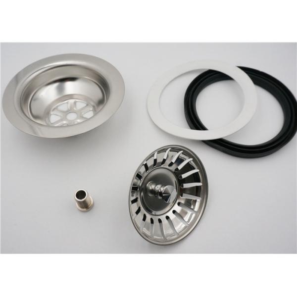 Quality Durable Kitchen Sink Drain Filter , Stainless Steel Kitchen Sink Stopper for sale