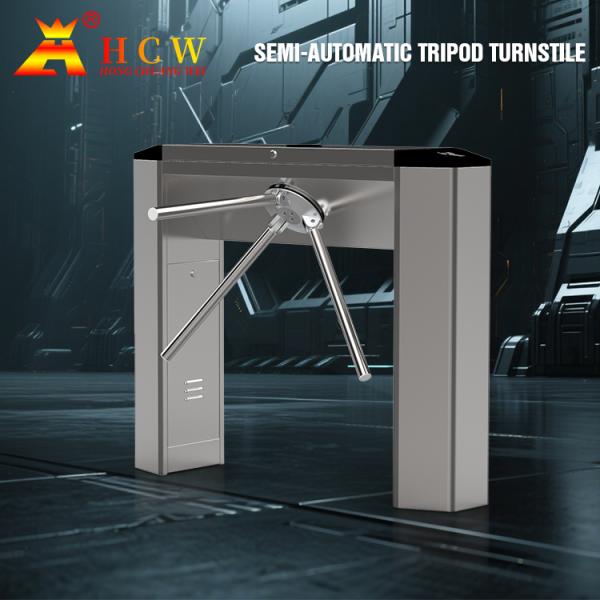 Quality HCW SUS304 Turnstile Access Control Security Systems One Way Turnstile for sale