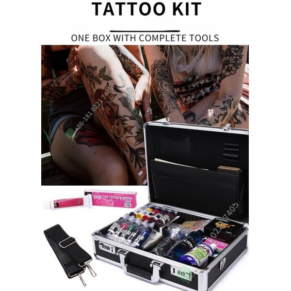 Quality Tattoo Box Included Microblading Rotary Tattoo Machine Kit for Big and Small Size for sale