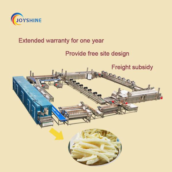 Quality Potato Chips Making Machine Production Line for 380V Voltage 8500*1100*1200mm for sale
