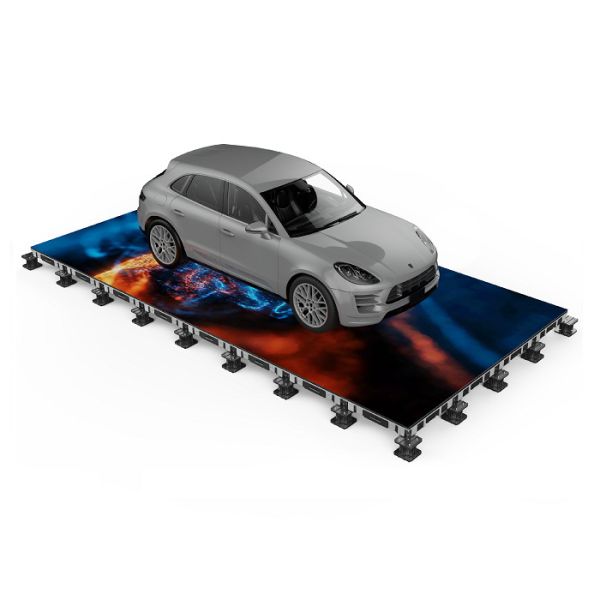 Quality P1.9 Interactive Dance Floor LED Display COD Technology Glass Mask Die-casting Cabinet for sale