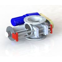 Quality 30L Small Rotary Airlock Valve Material Control Air Lock Rotary Valve for sale