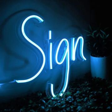 Quality Customized Shape Acrylic Neon Light Sign for Outdoor Store Hang or Hoist for sale