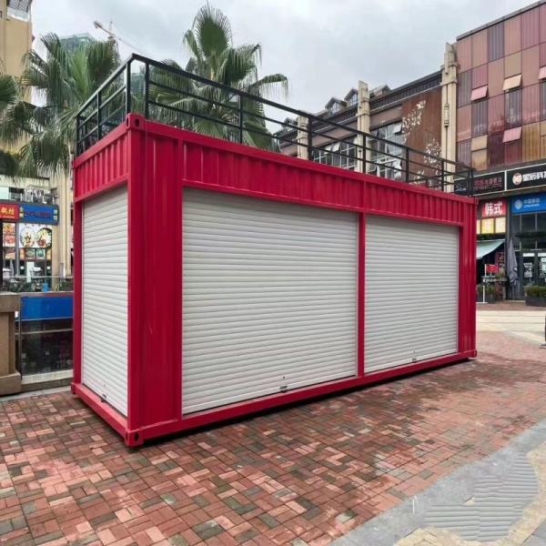 Quality 40ft Luxury Container House A Prefabricated Shop Solution with Eco Friendly for sale