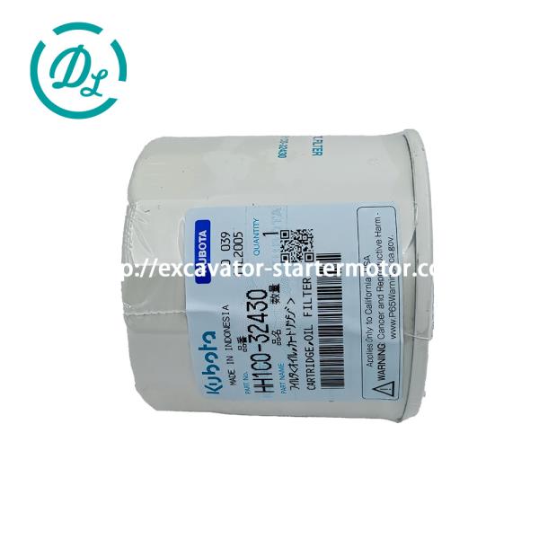 Quality EexcavaStart Kubota U30-5 Excavator Oil Filter HH1C0-32430 1C020-32430 for sale