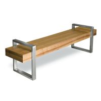 Quality ISO9001 Certificate 400mm Width Cast Iron And Wood Park Bench for sale
