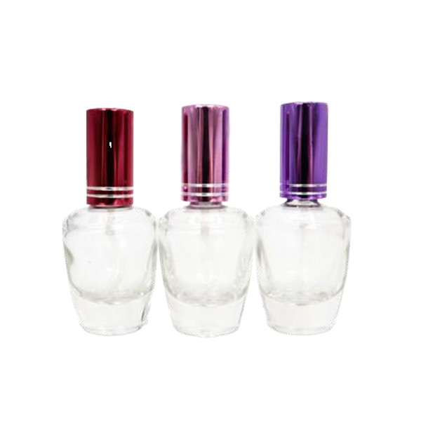 Quality Clear Refillable Glass Perfume Bottle 30ml Capacity With Aluminum Sprayer for sale