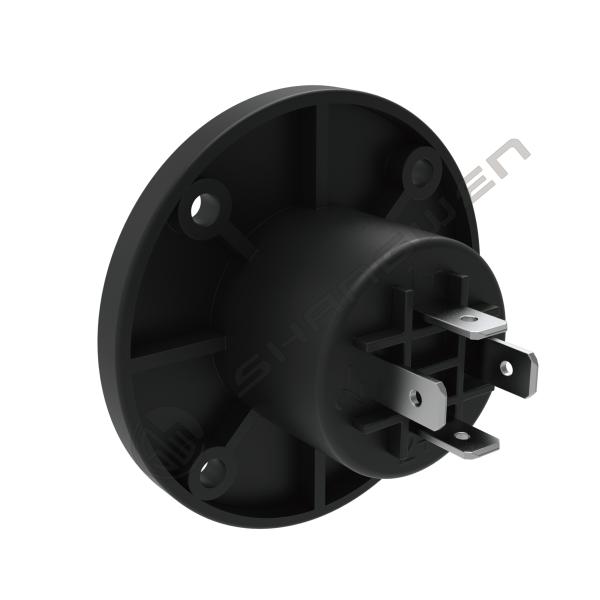 Quality 4P Circular Connector Metal Male Socket with Square Terminal and Audio Video for sale