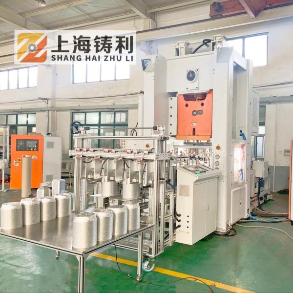 Quality Pneumatic Aluminium Foil Making Machine Automatic Aluminum Silver Foil container for sale