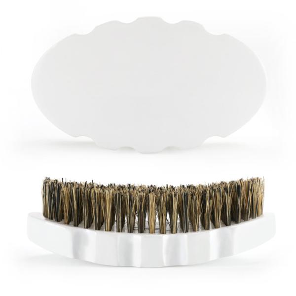 Quality Boar Bristle 360 Wave Brush Custom Design White Beech Wooden 100% for sale