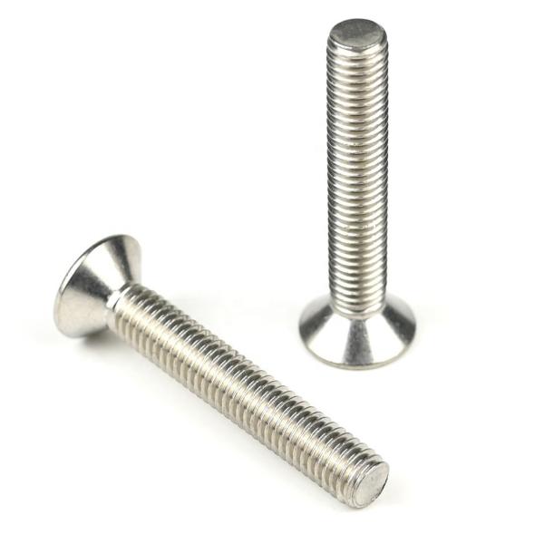 Quality Stainless Steel Flat Machine Screw DIN 7991 Hex Socket Screws with Customized for sale