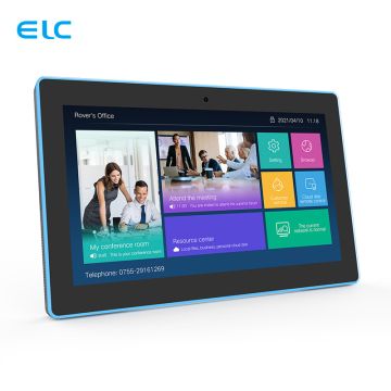 Quality 10.1 Inch POE Android 11 Meeting Room Tablet With Touch Screen LED Light Bar for sale